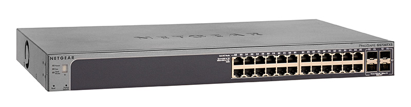 NETGEAR GS728TXS ProSafe 28-port Gigabit Stackable Smart Switch with 4 ...